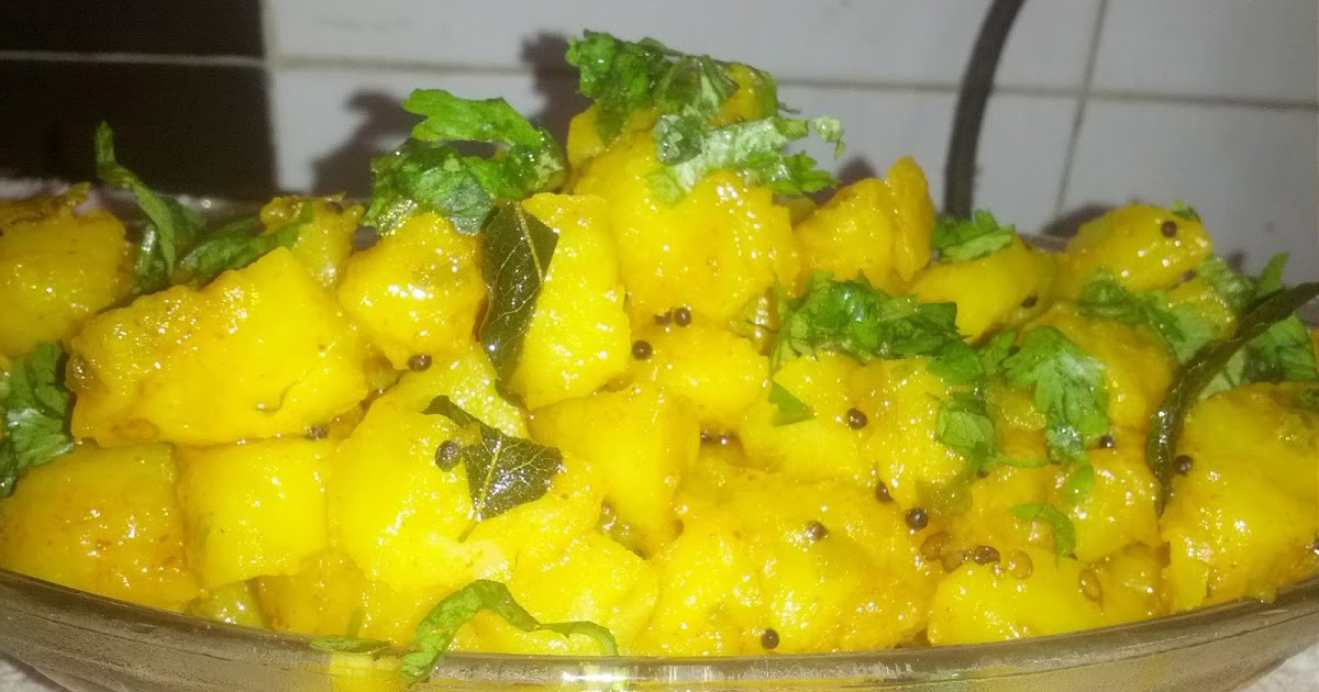 How to make Potato Sukhi Bhaji - Naiya's Recipes - Simple Easy Cooking ...