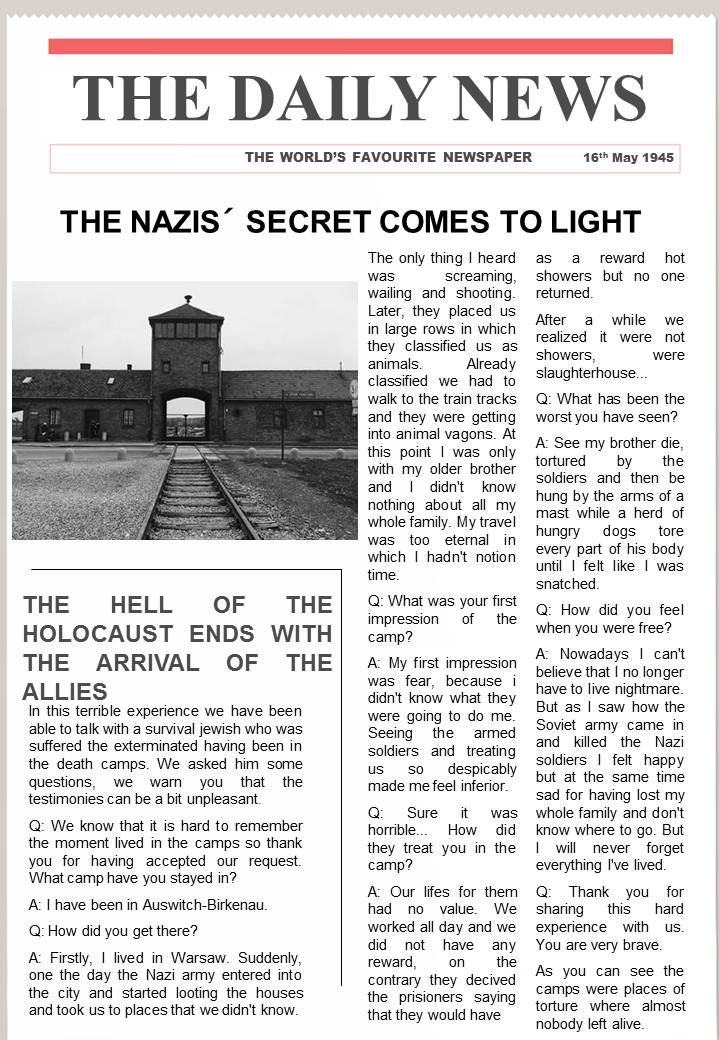 The Historical Newspaper Project: May 2018