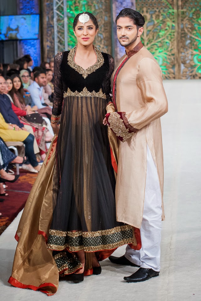 Obaid Sheikh Punjaamni Collection at Pakistan Fashion Week London 2014 ...