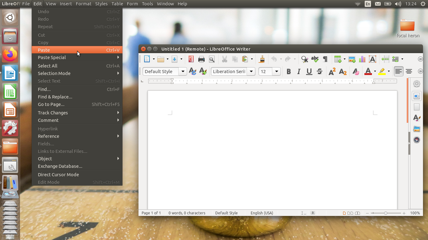 Ubuntu Unity Focal Fossa