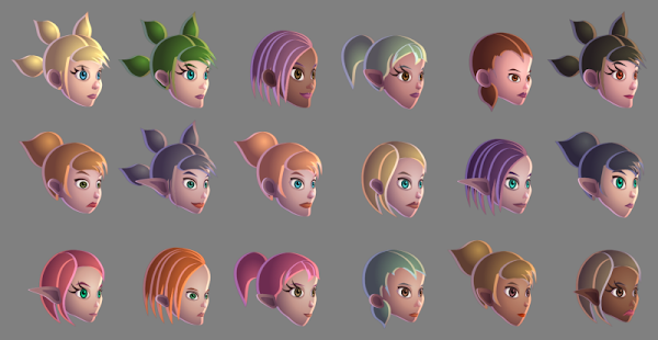 My project for customizable 2D game characters - 2D and 3D Art ...