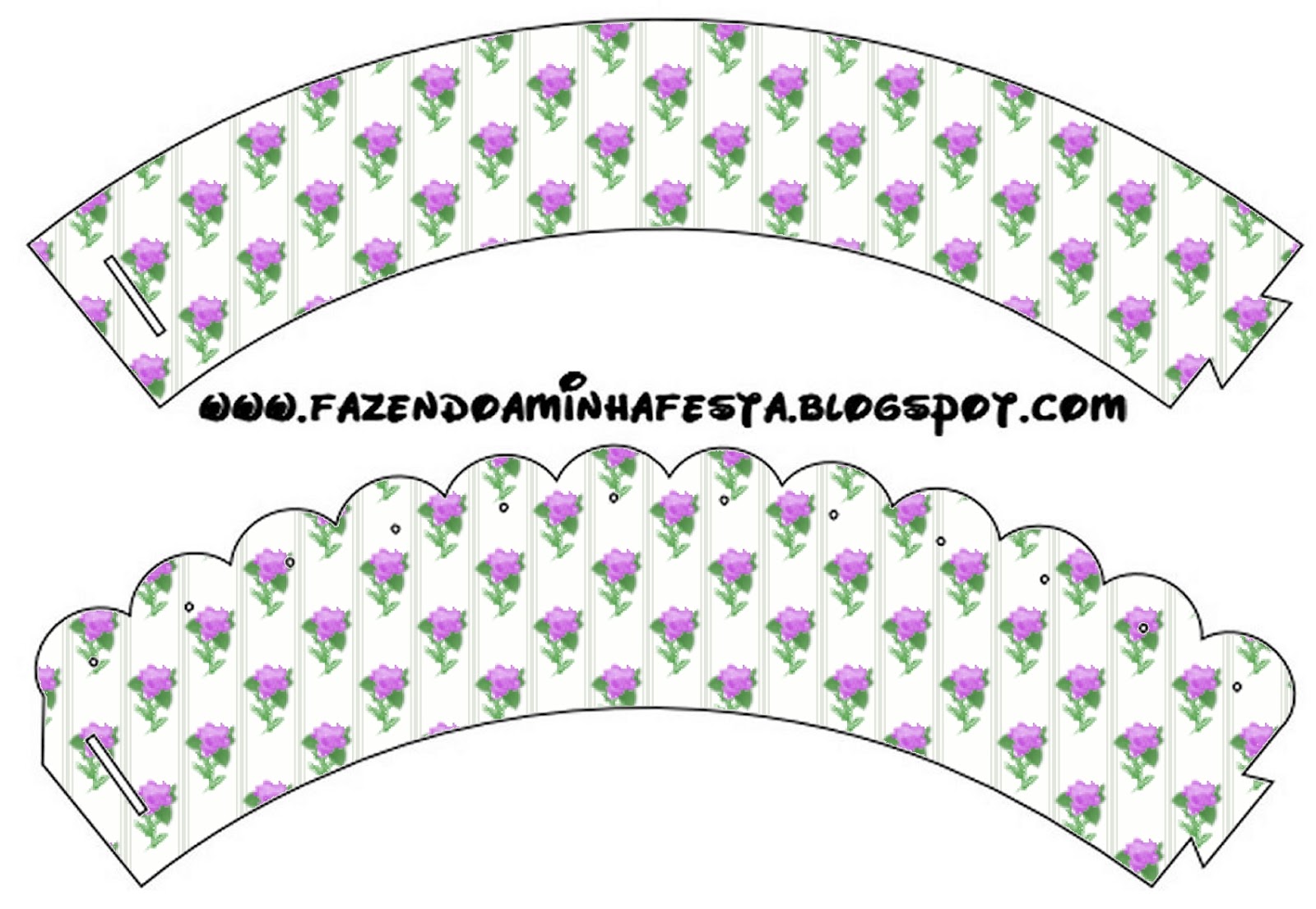 Lilac Shabby Chic: Free Printable Wedding Cupcake Wrappers and Toppers ...