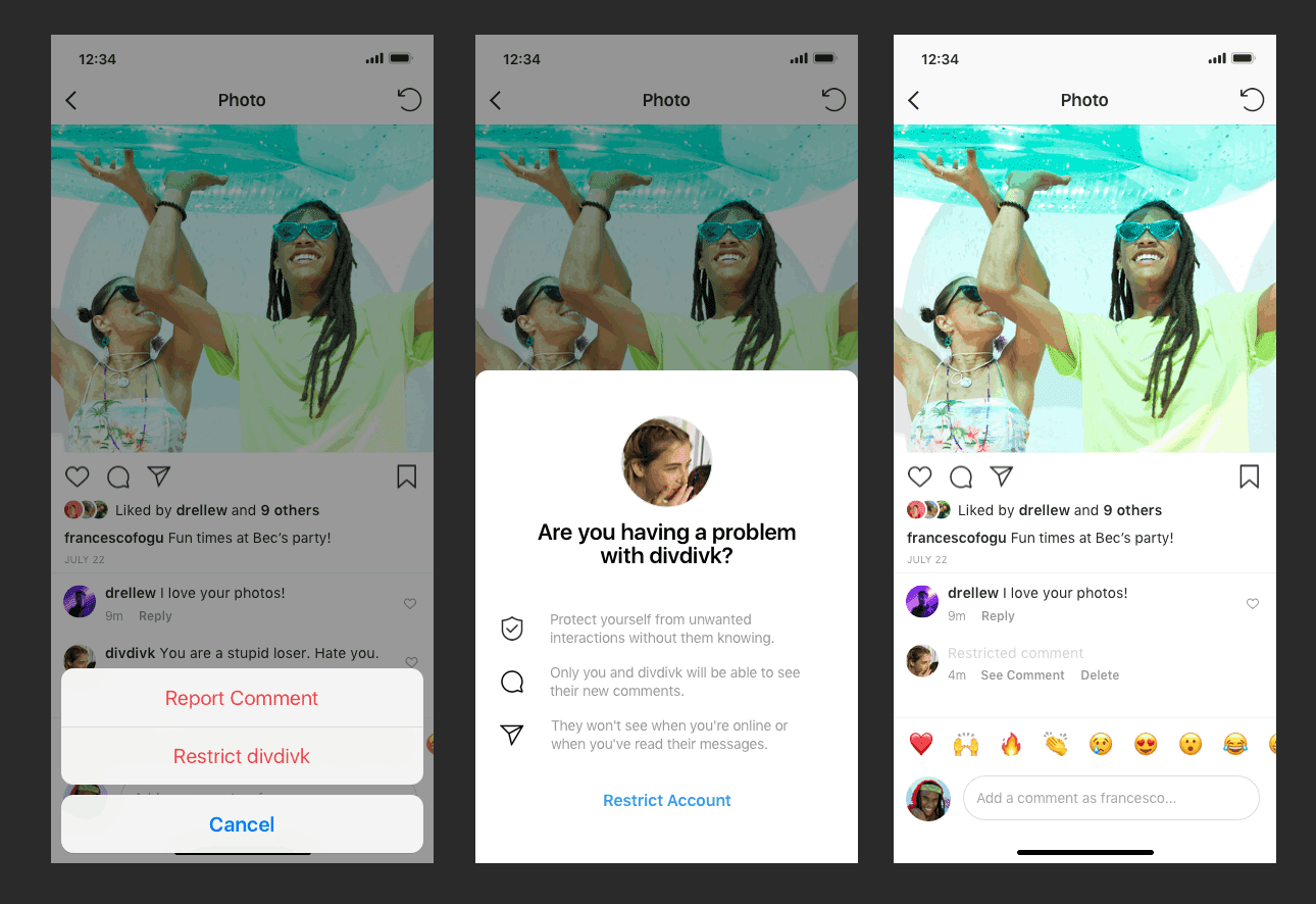 New Tool “Restrict” by Instagram to Block Bullies Rolling Out Today