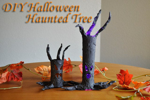 DIY Halloween Haunted Tree