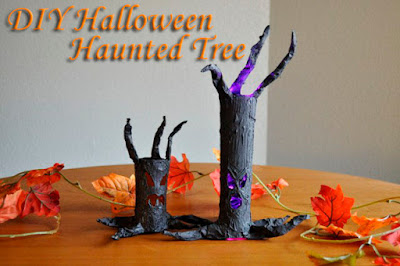 DIY Halloween Haunted Tree