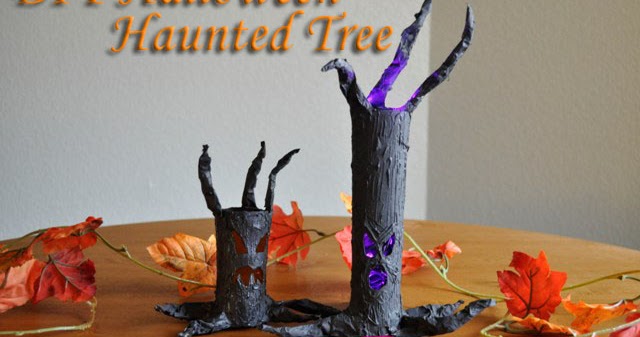 DIY Halloween Haunted Tree