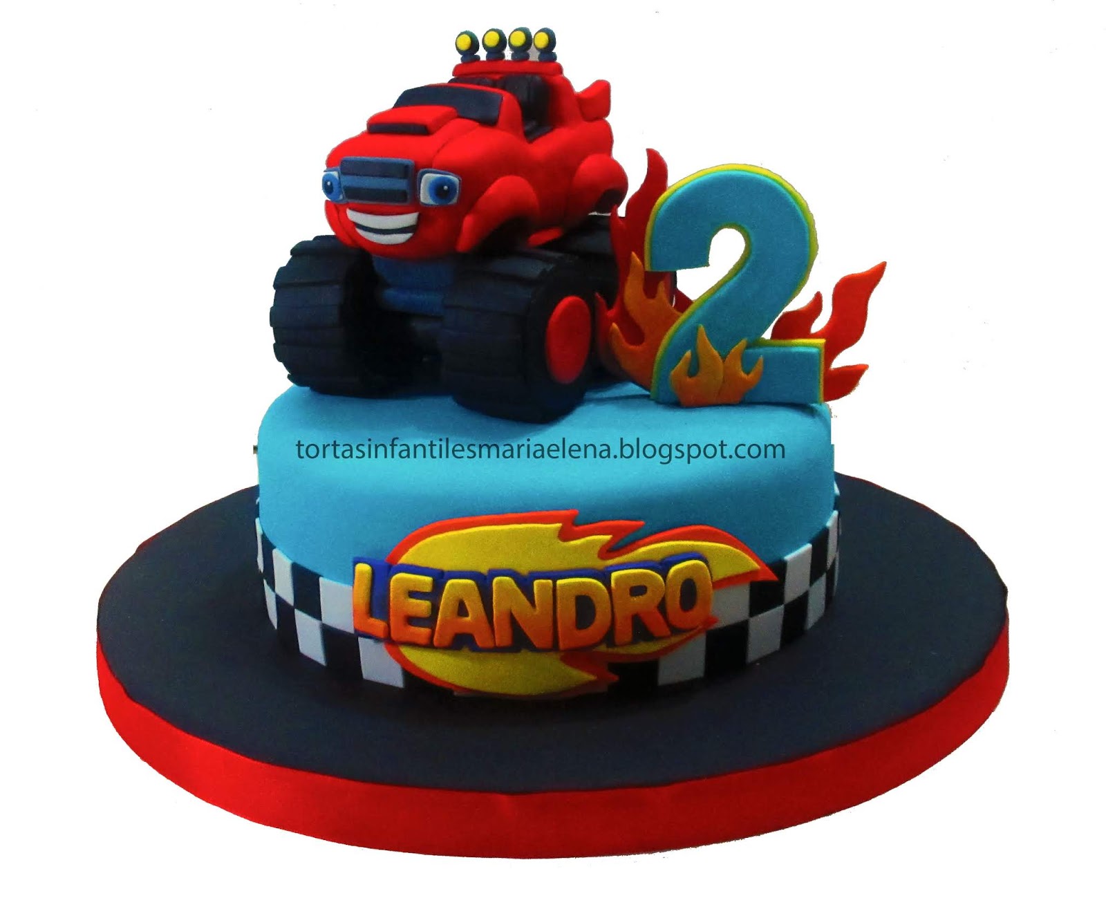 TORTAS INFANTILES MARÍA ELENA: TORTA BLAZE AND THE MONSTER MACHINES