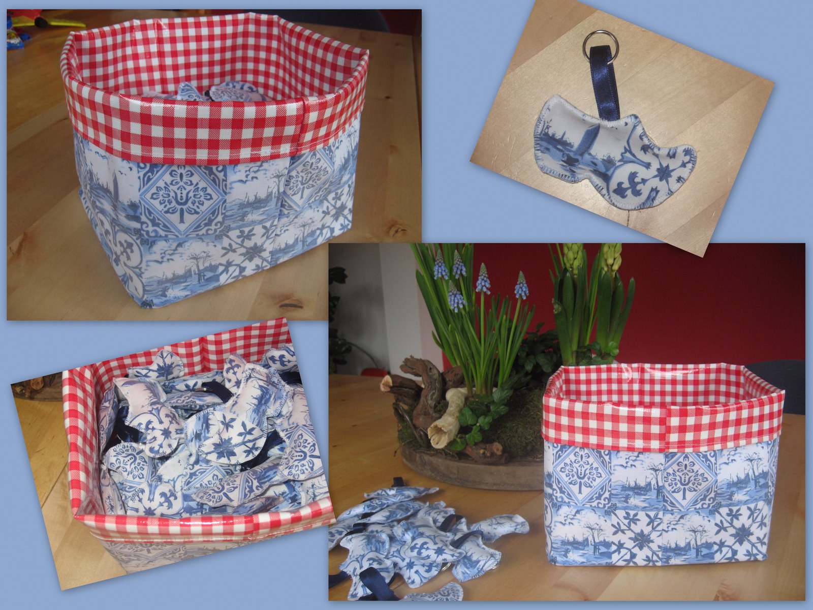 HATAWA'S: Mandjes van tafelzeil en een piramidetasje en leuk nieuws!