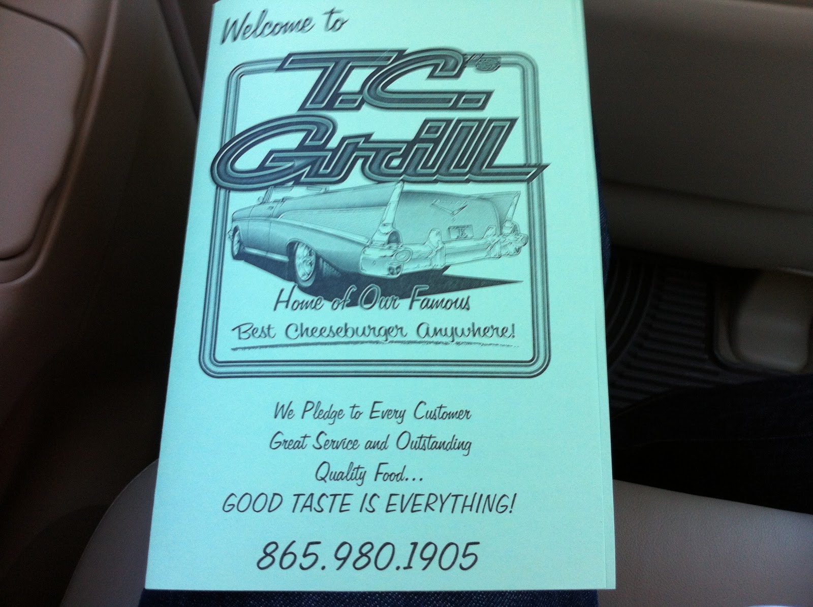 CheeseburgerMania: T.C. Grill, Maryville, TN