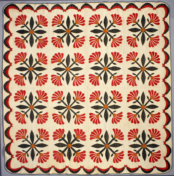 Cloud of Quilt Patterns: Mexican Rose