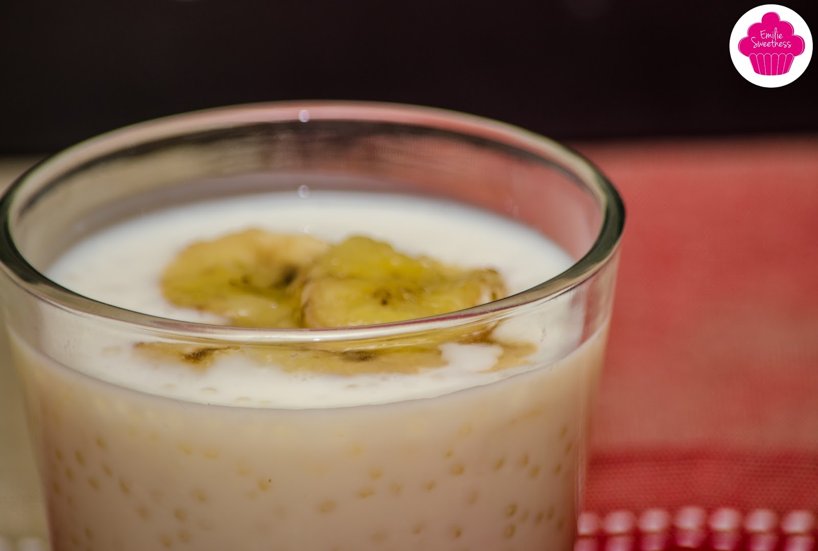 Emilie Sweetness: Petit dessert à base de tapioca, lait coco et banane