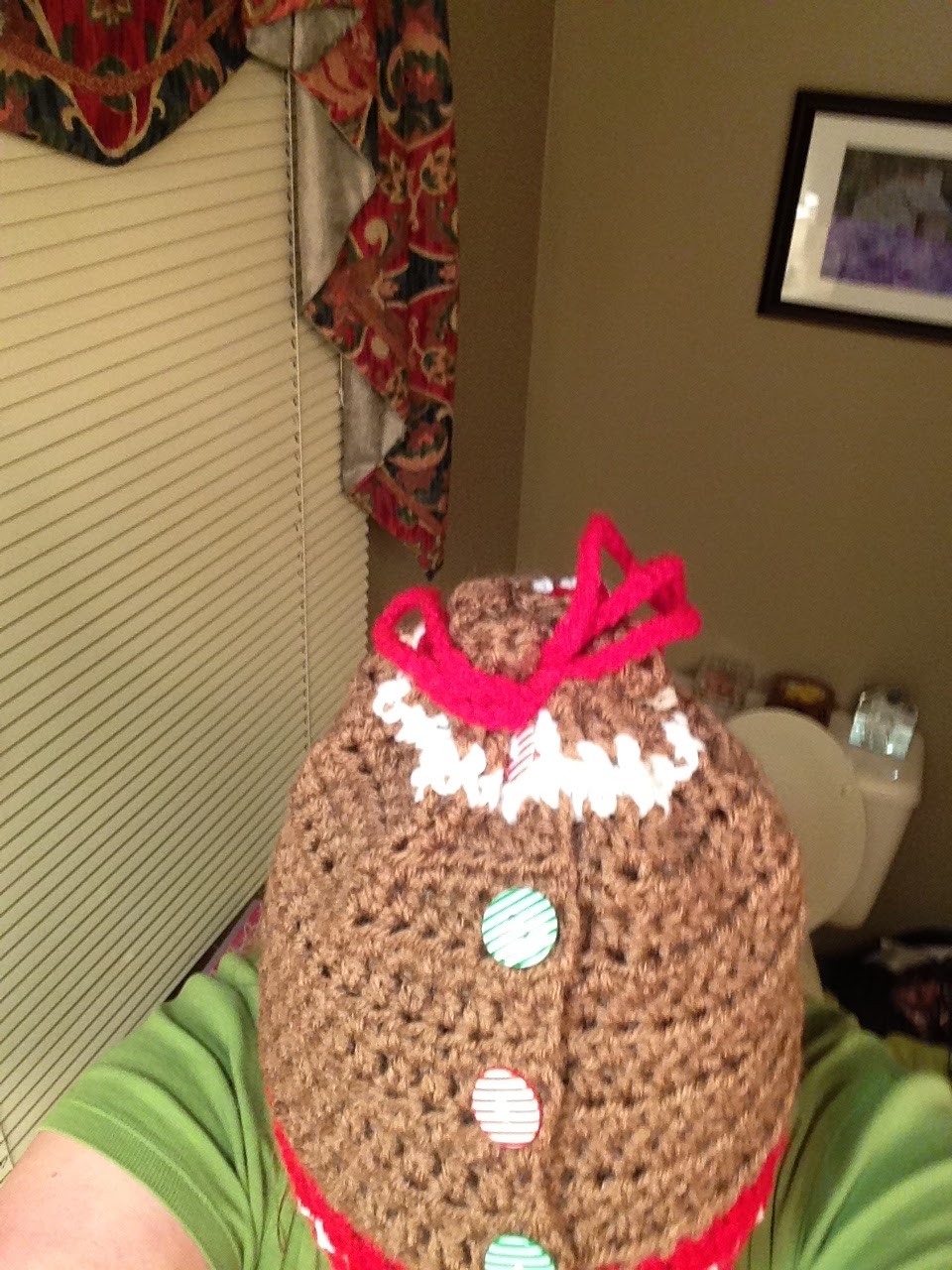 The Perfect Stitch...: Gingerbread All-In-One Hat & Neckwarmer...