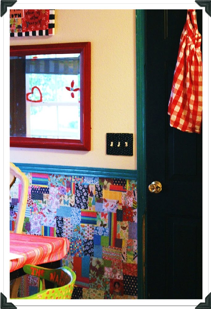 Living Creatively: The papered wall