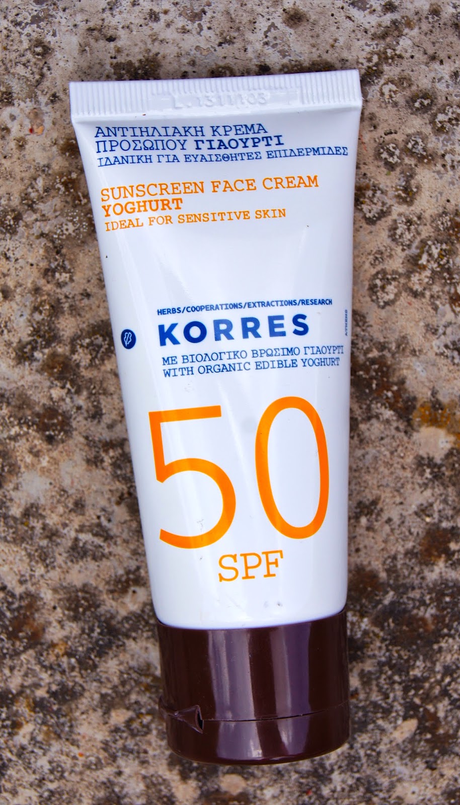 My Beauty Joy: Korres Sunscreen Face Cream Yoghurt SPF 50