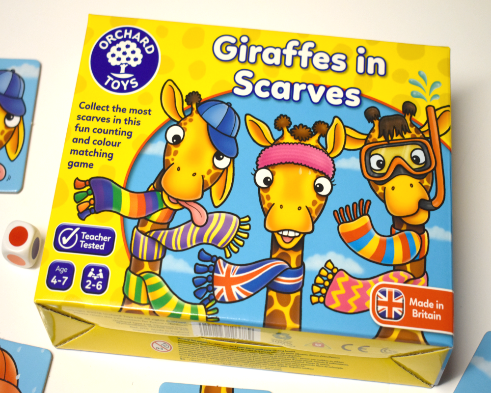 Giraffes In Scarves Game {Review} - Whimsical Mumblings