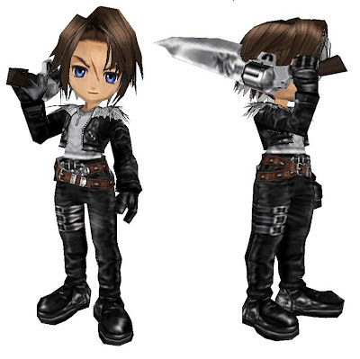Final Fantasy Chibi Squall Leonhart Papercraft | Papercraft Paradise ...