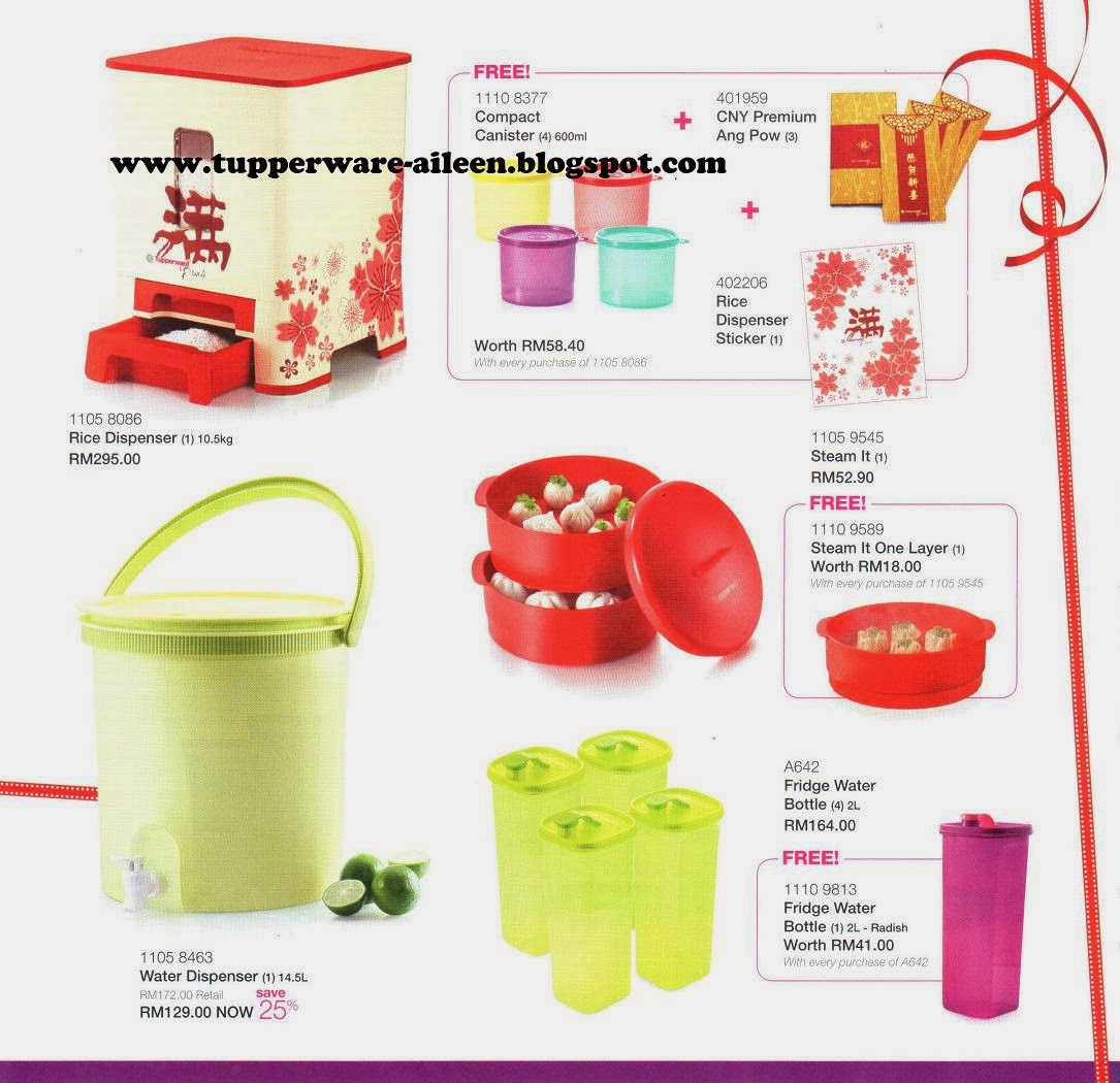 TUPPERWARE AILEEN: TUPPERWARE DECEMBER KONGSI SPECIAL