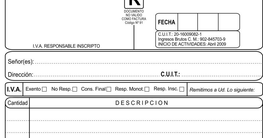 Documentos comerciales: Remito