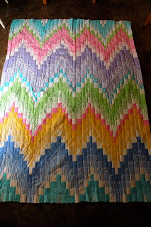 Stitch 2, Write 1: Jelly Roll Bargello Tutorial