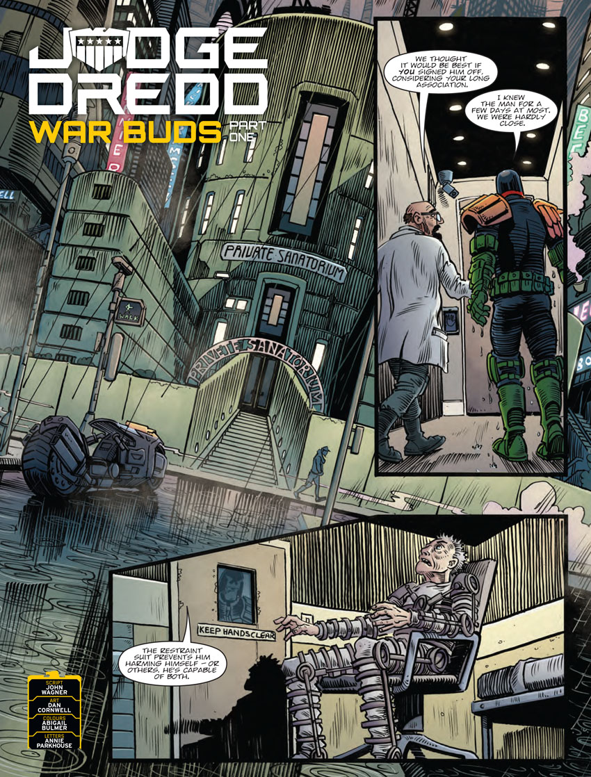 BLIMEY! The Blog of British Comics: Dan Cornwell makes his 2000AD debut