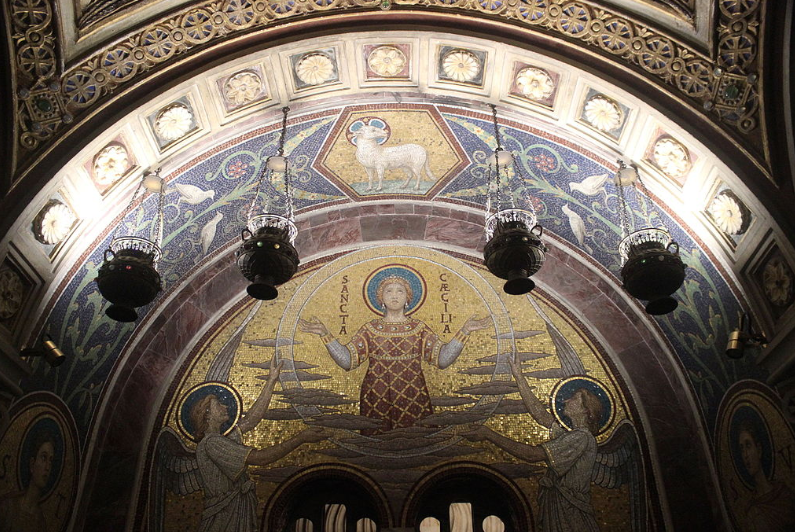 Donna Roomassa: Santa Cecilia a Trastevere