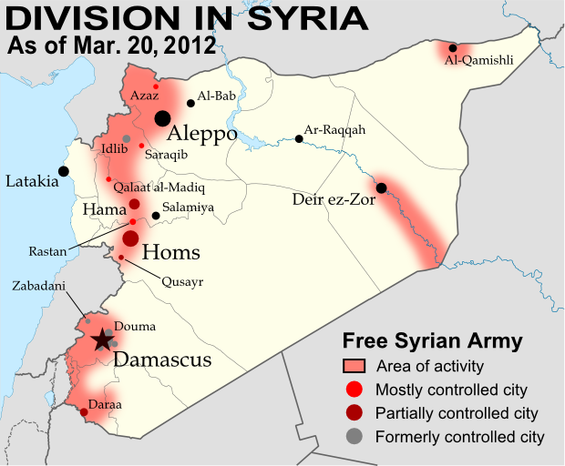 Syrian Uprising: Map Update 2 - Political Geography Now