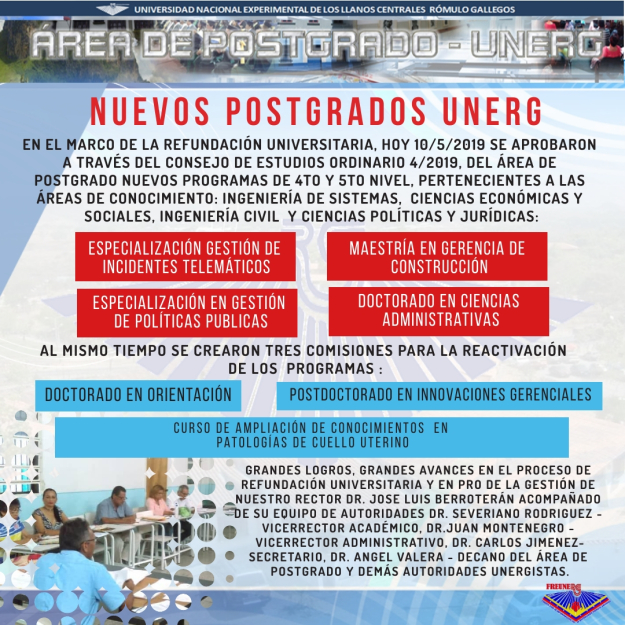 NUEVOS POSTGRADOS UNERG