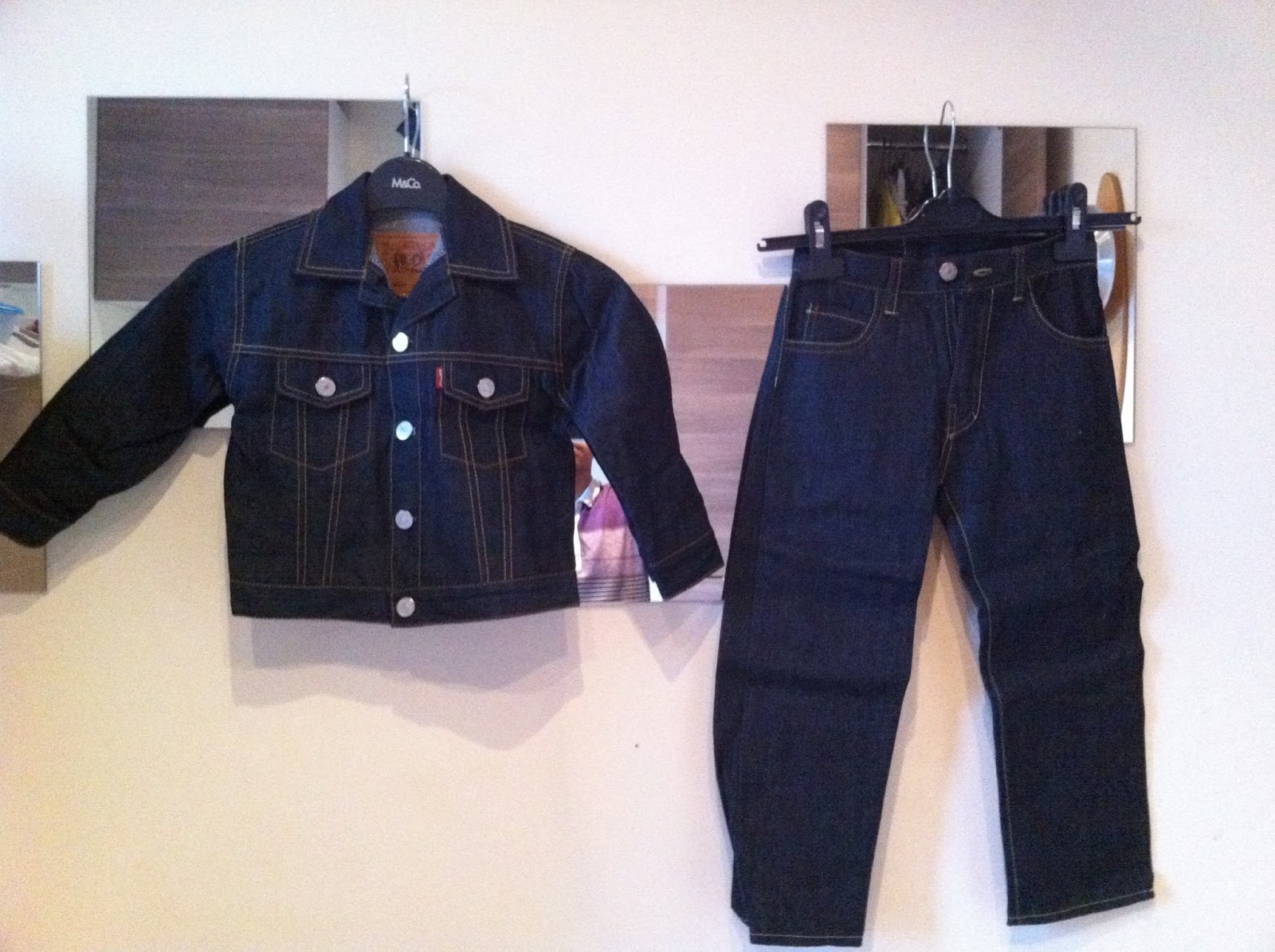 Azim Wigan(UK) Bundle..: RARE KIDS EVISU DENIM SUIT - jaket dan seluar ...