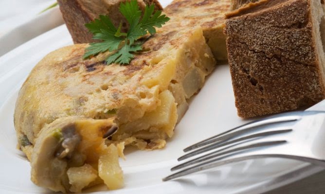 NUESTRO RINCÓN DE CIENCIAS: TORTILLA DE HONGOS CON PAPAS