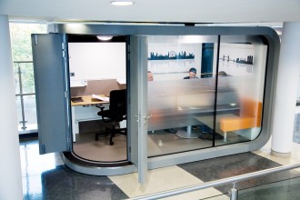 Shedworking: Hospital pods