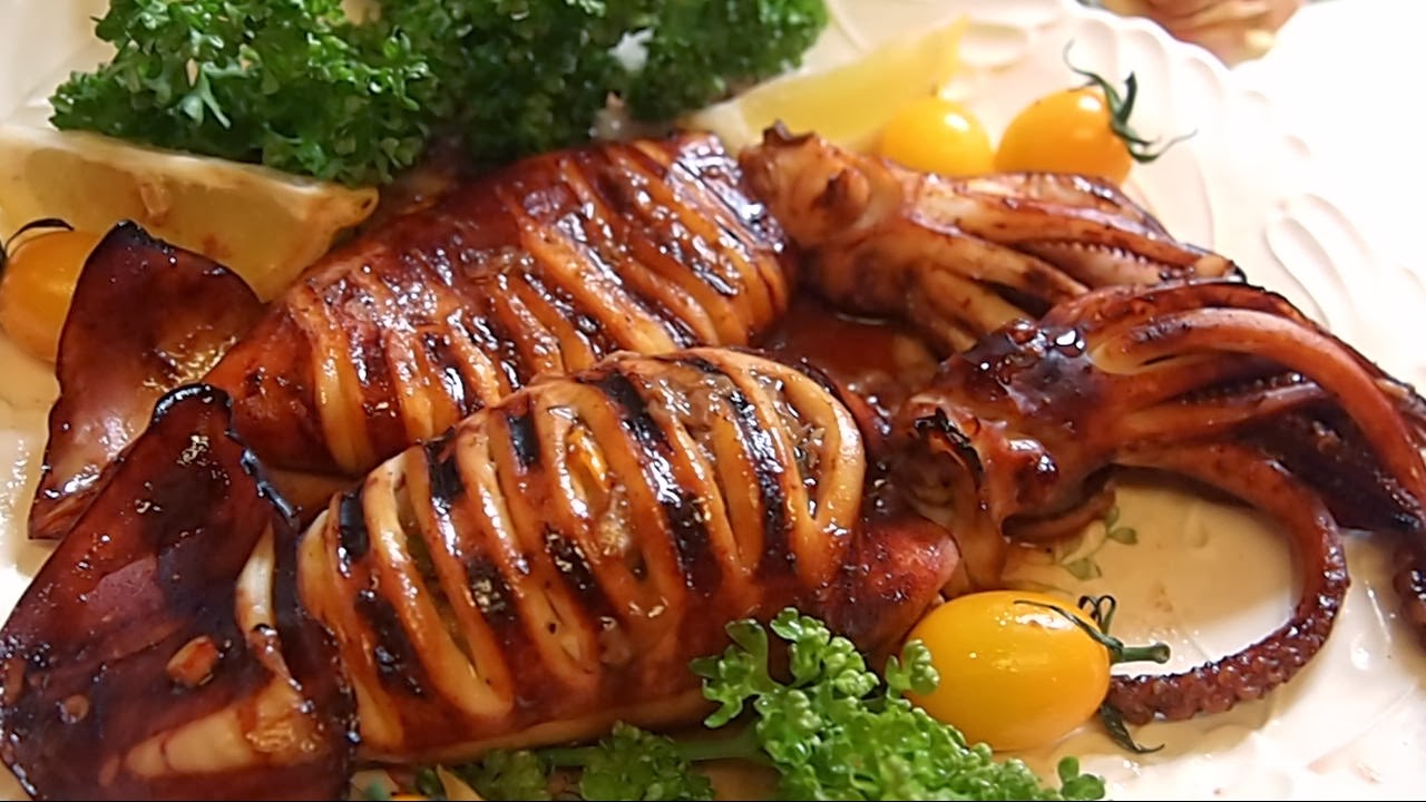 Tagalog Kitchen: Inihaw na Pusit ( Grilled Squid)