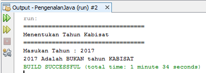 Progam Java menentukan tahun kabisat dengan menggunakan switch | Download Source Code PHP dan ...