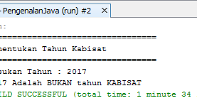 Progam Java menentukan tahun kabisat dengan menggunakan switch | Download Source Code PHP dan ...