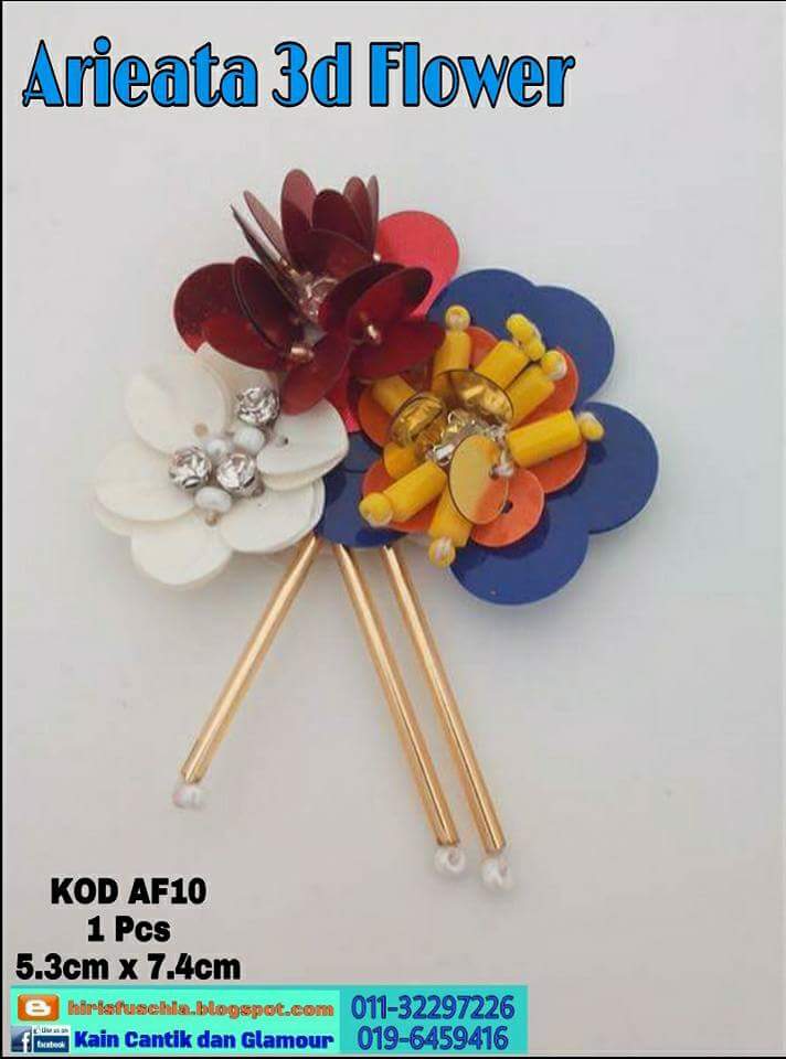 HirizFuschiea: Musim Bunga-Bunga 3d (3d Flower) melanda Malaysia