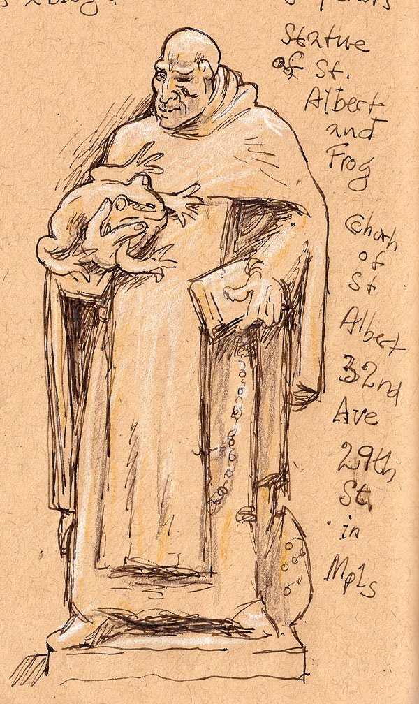 Statue of St. Albert the Great (St. Albert the Great Church)