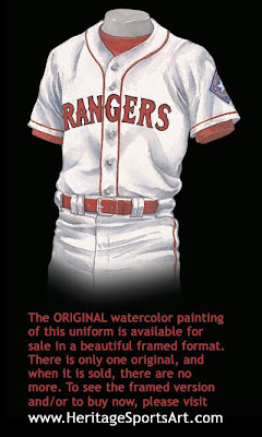 Texas Rangers Uniform and Team History | Heritage Uniforms and Jerseys ...