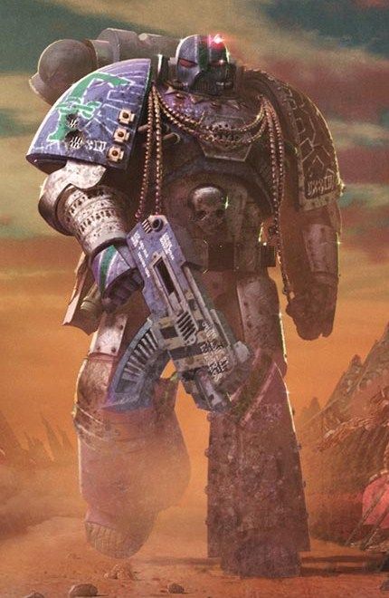 30Kplus40K: 30k Alpha Legion - Early painting Pictures