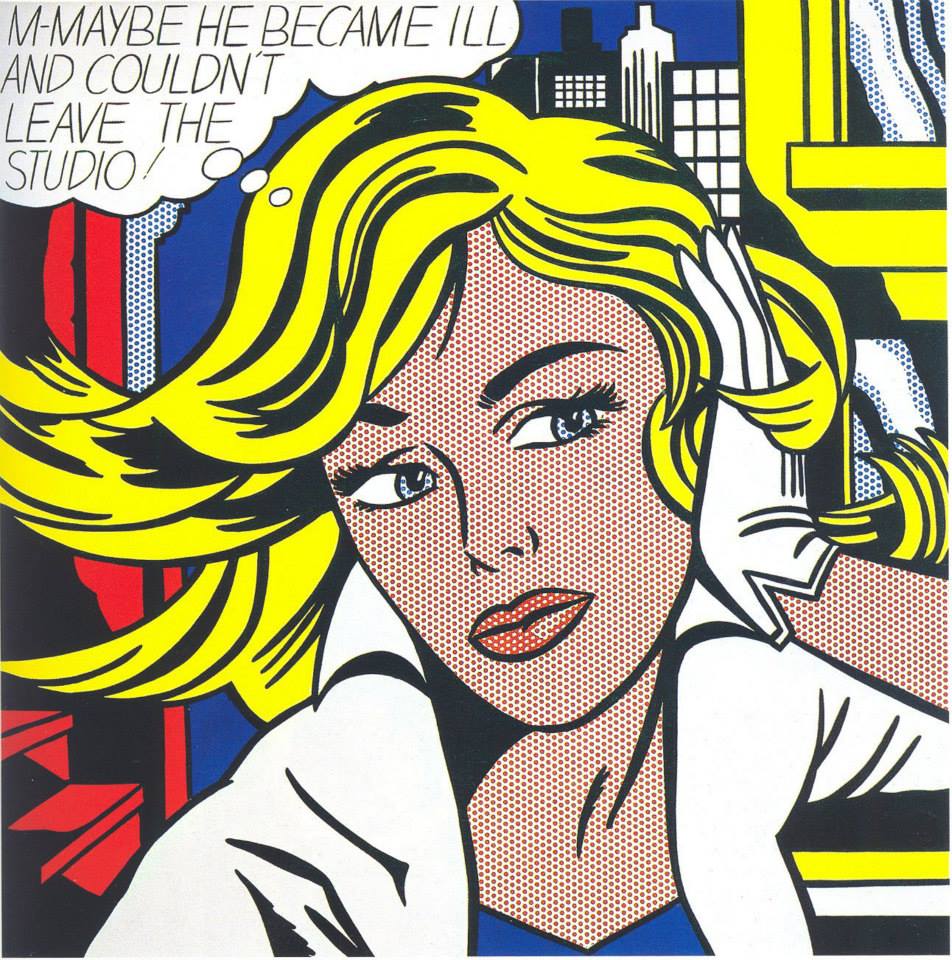 HISTORIA DEL ARTE : temas, imágenes y comentario: Roy LICHTENSTEIN. M-Mybe
