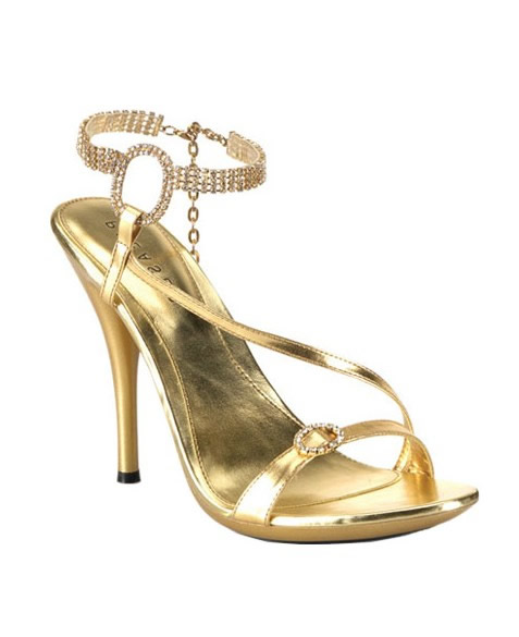 chaussures dorees de soiree