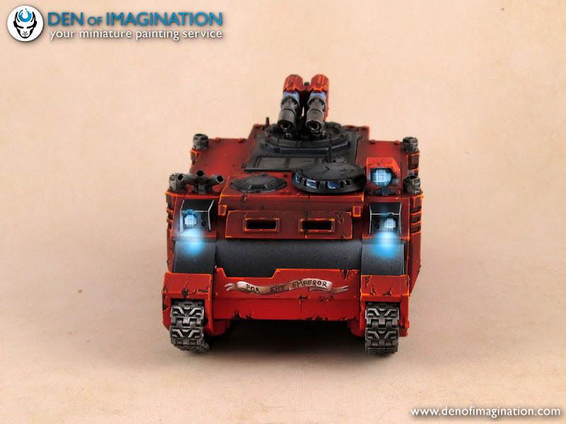 Blood Angels Rhino/Razor - Den of Imagination | CoolMiniOrNot
