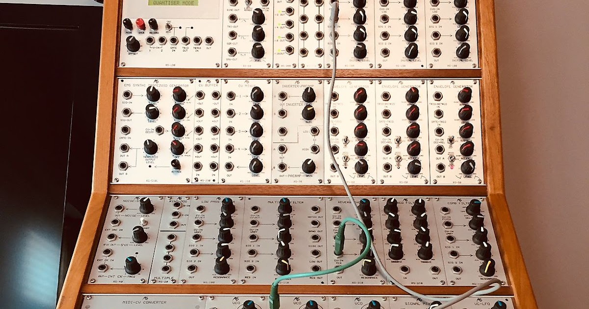 MATRIXSYNTH: Analogue Systems RS 8000 Solid Walnut Cabinet Radiohead