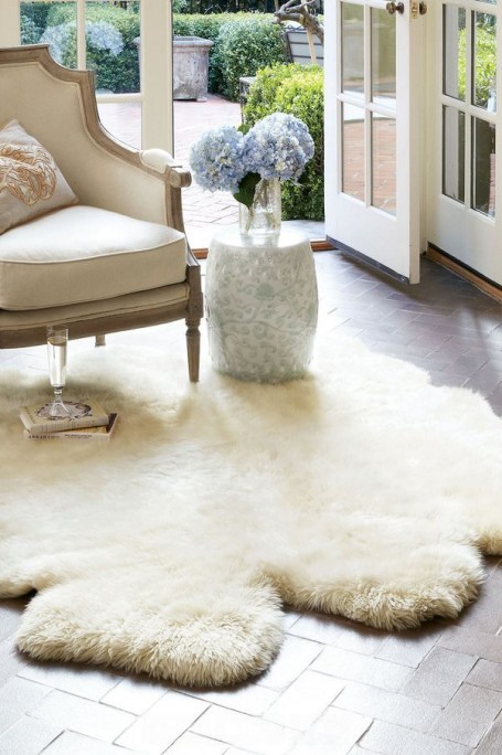Eye For Design: Decorating With Shearling Home Decor