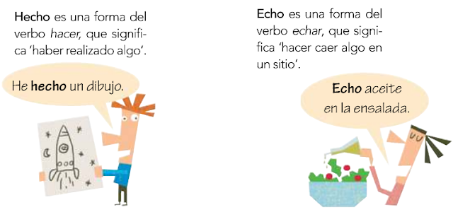 Las TIC en Primaria: VERBOS CON H: HACER, HABER, HABLAR