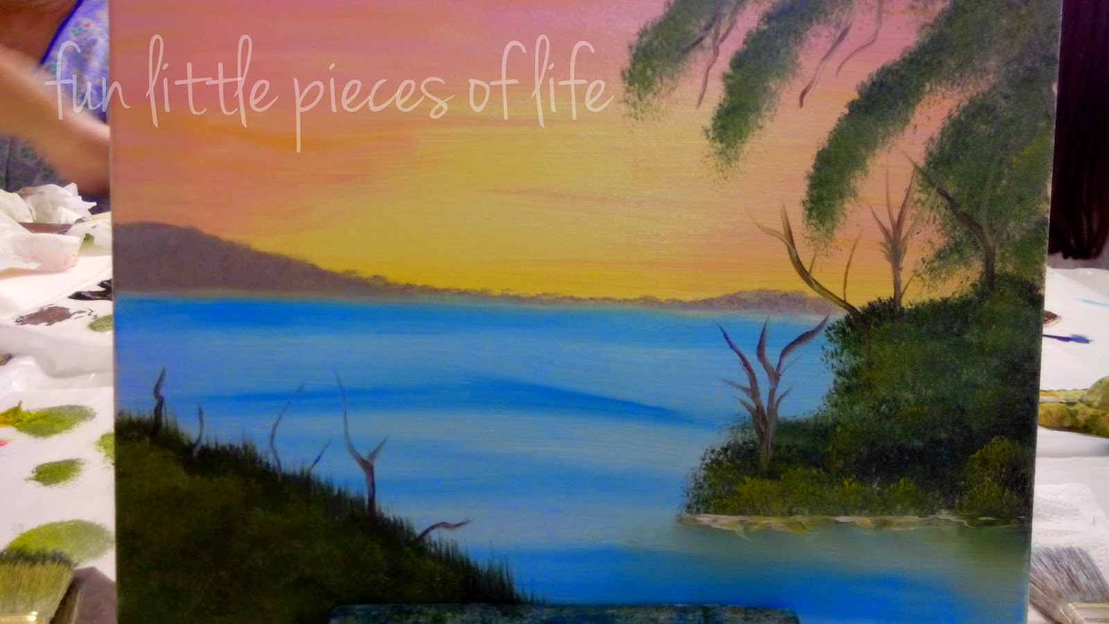 "Crafts, a Camera and Jesus": August Painting