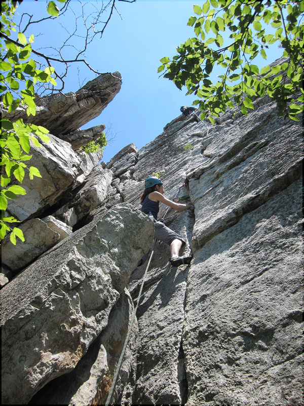 Around the World and Still Going!: Climbing at Seneca Rocks, WV