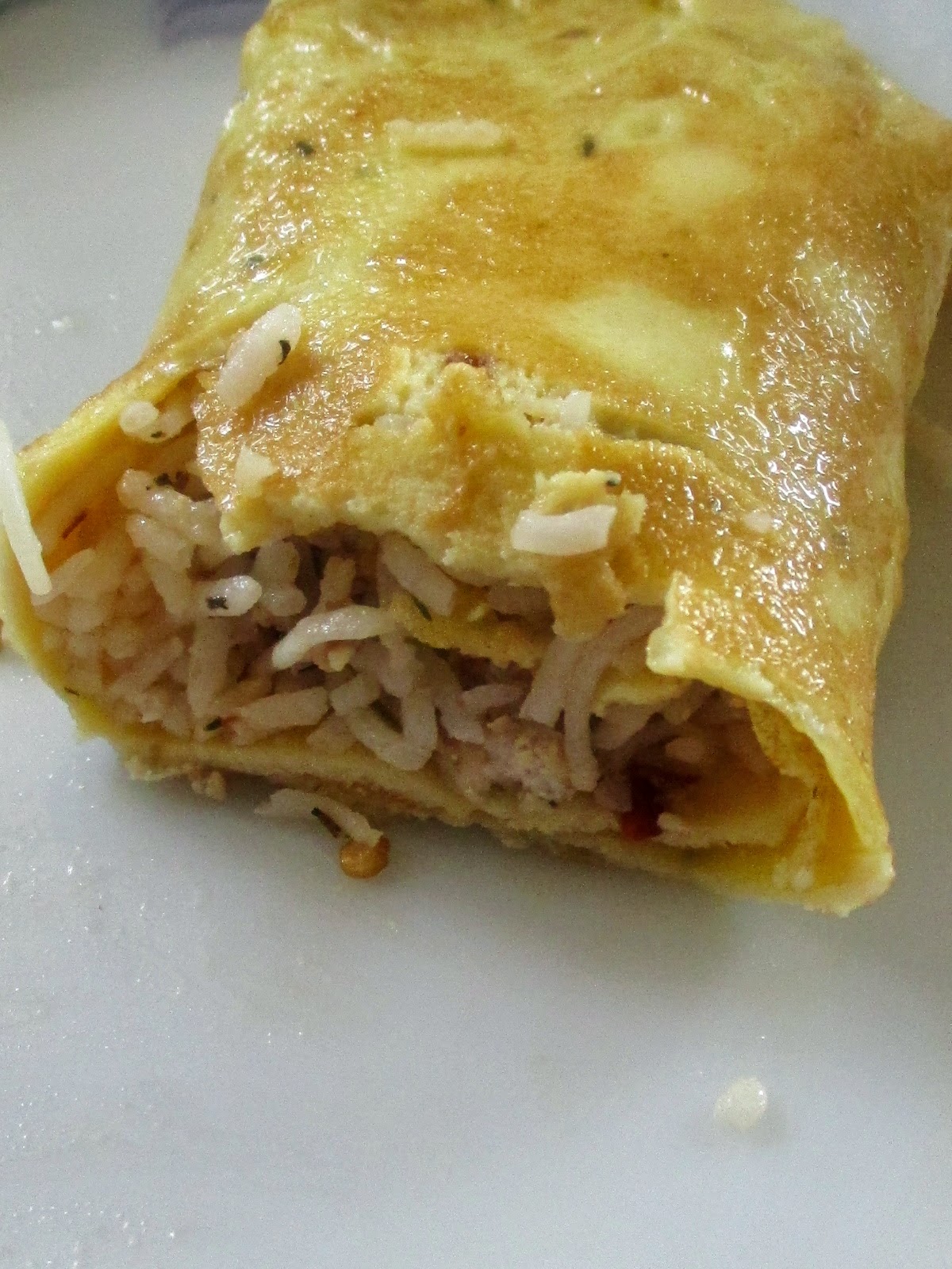 For the Love of Food : Egg wrapped Chicken Wine Rice
