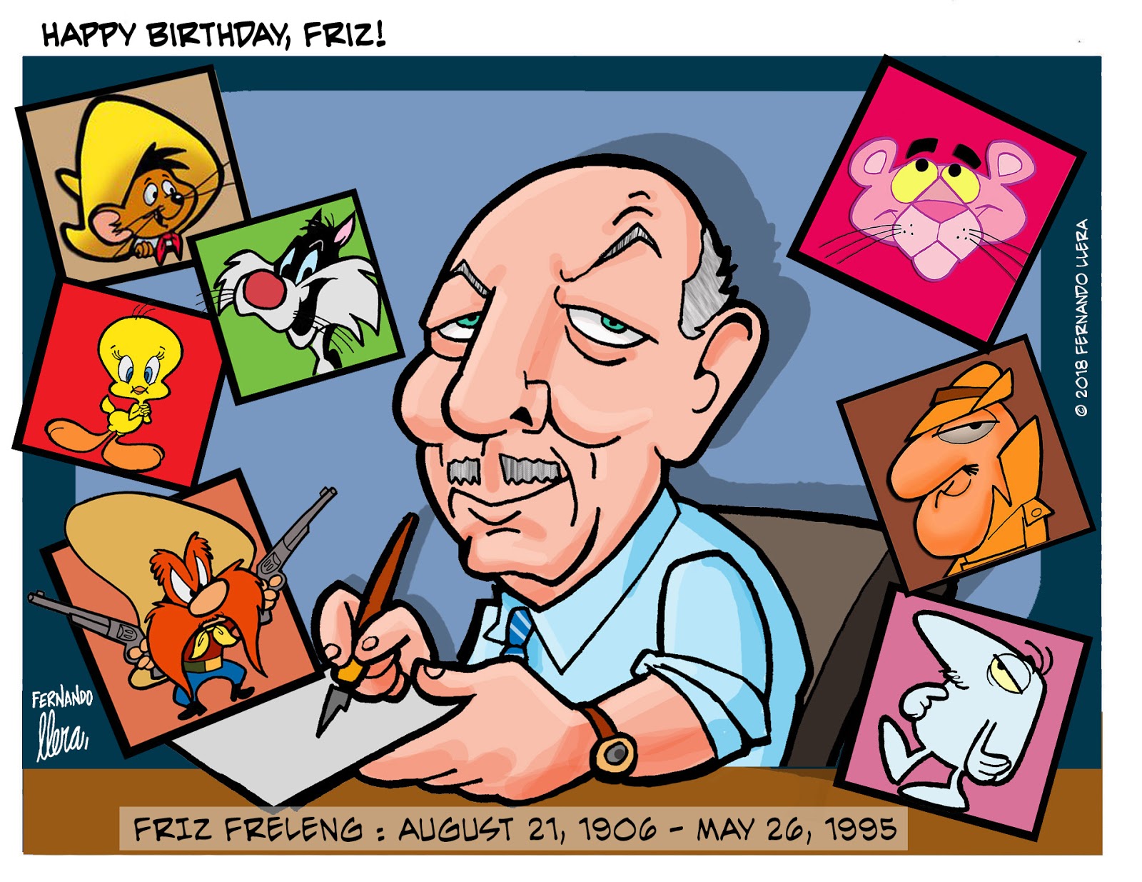 FERNANDO LLERA 'TOONS: THE GENIUS OF FRIZ FRELENG!