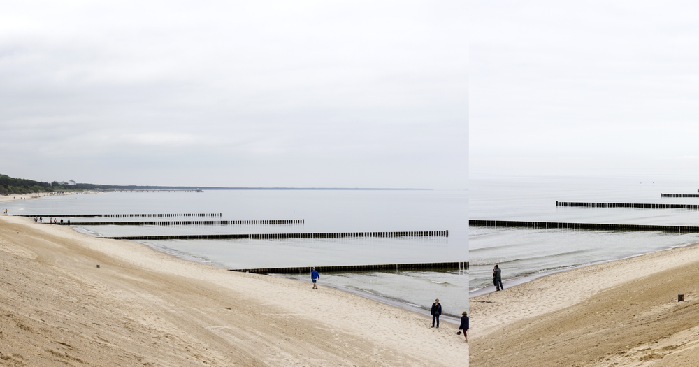 Die Anmerkung: kein Sand am Strand