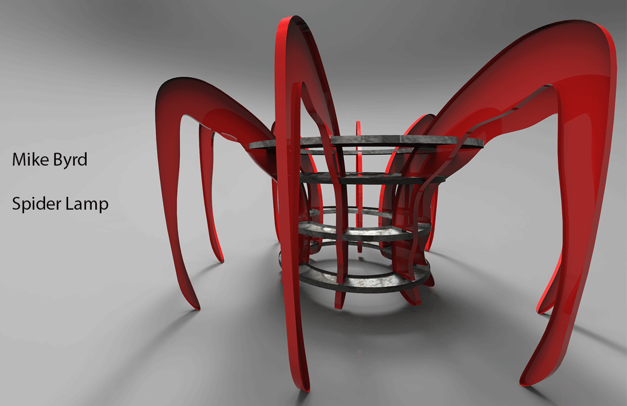 ELDS 205: Computer Aided Product Design: Mike Byrd, Week 7, Lamp Model