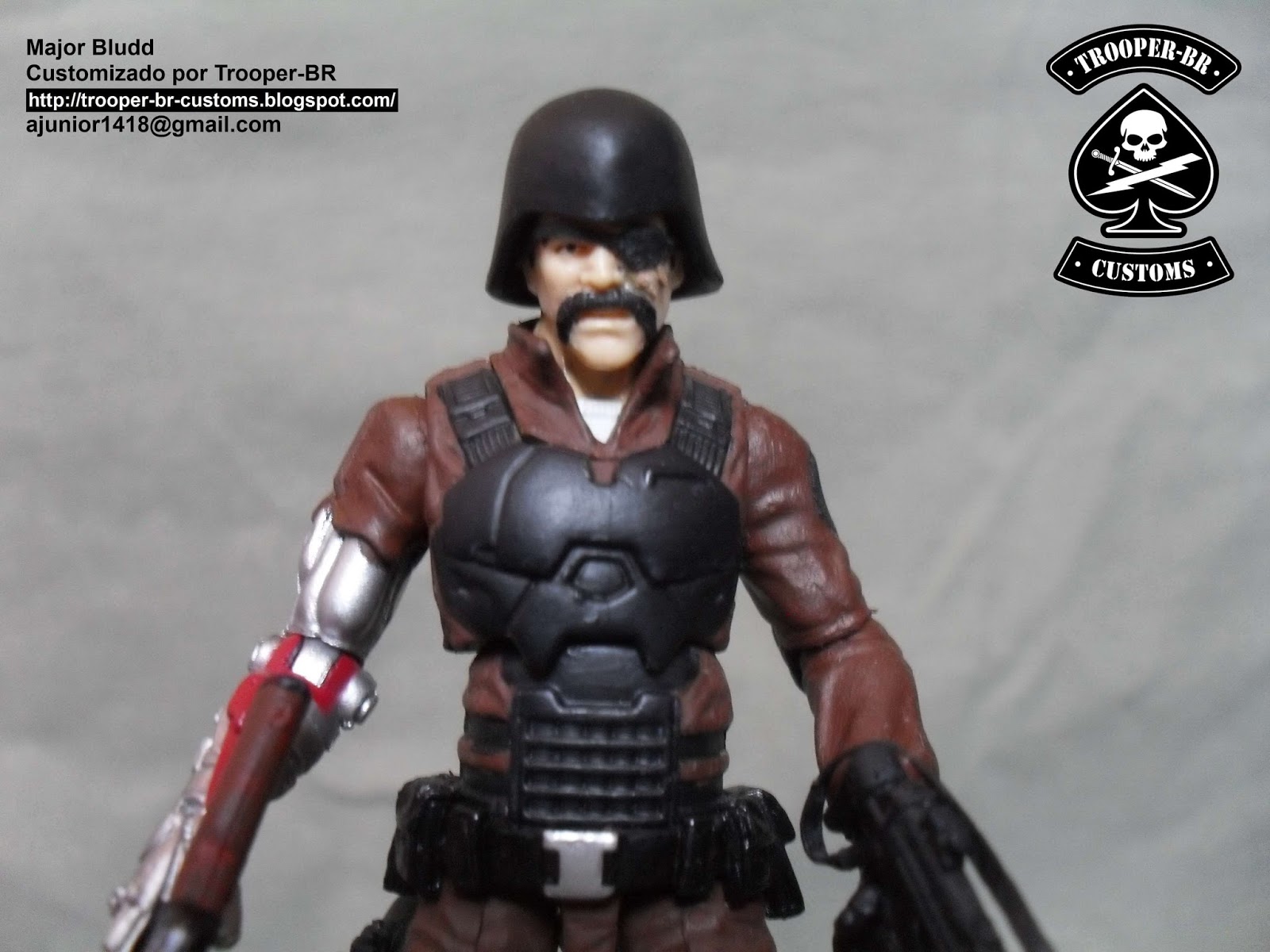Gi joe Custom Action Figures: Major Bludd 30th
